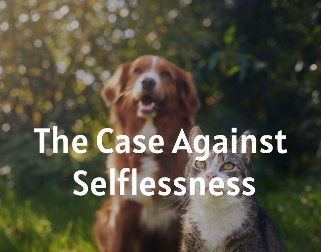 The Case Against Being Selfless | SpiritualBlossom